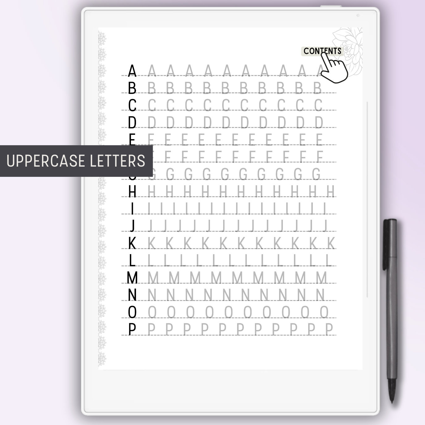 Supernote Handwriting Practice Worksheets Supernote Tracing Sheets ...