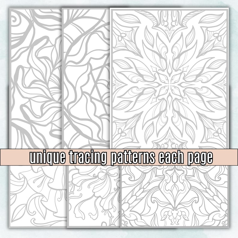 Zentangle Workbook for Beginners, Pattern Templates, Zen Doodle ...