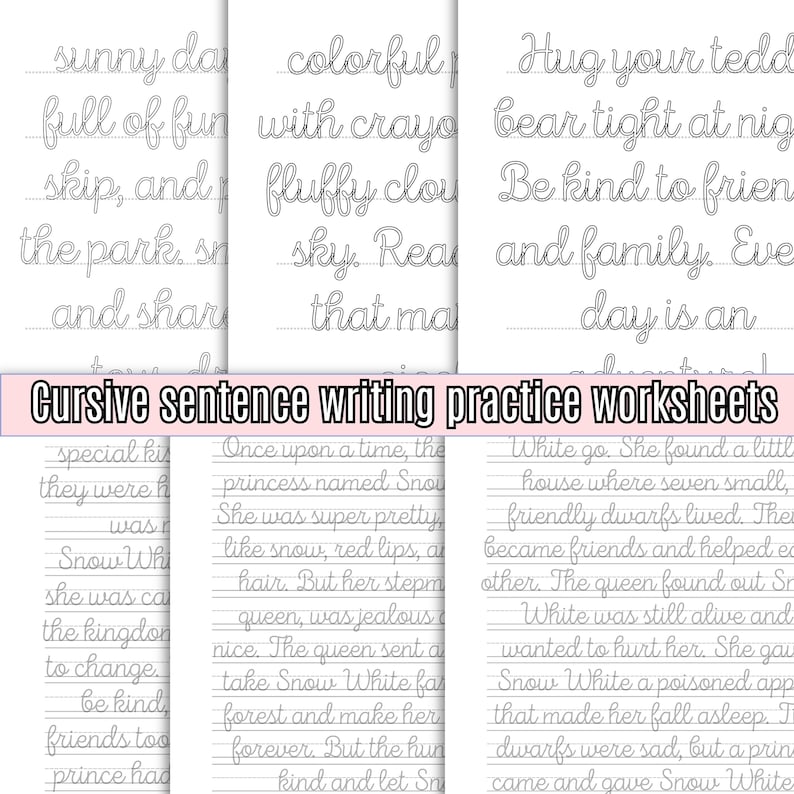 Monoline Bouncy Cursive Handwriting Practice Workbook, Lettering ...