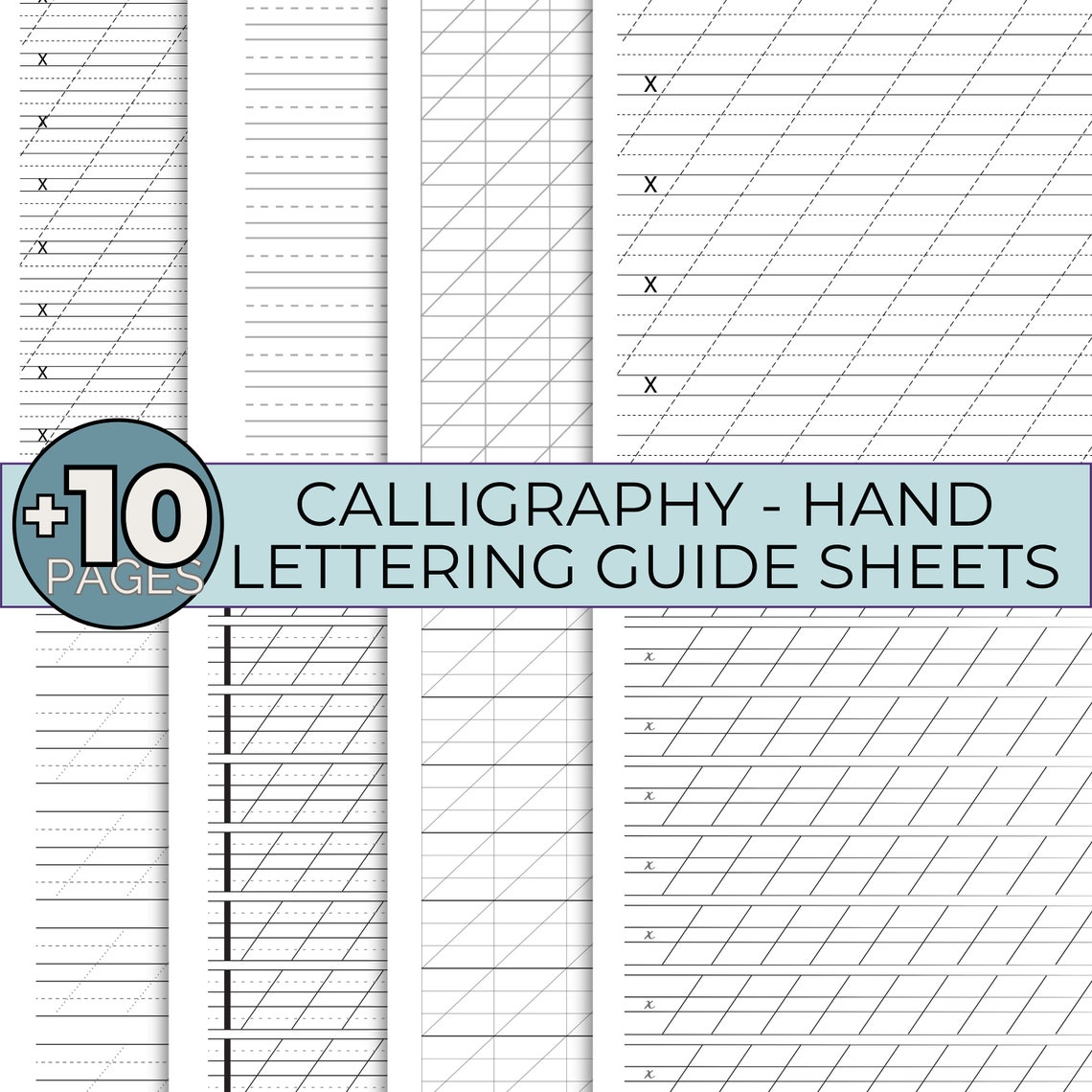 Calligraphy Practice Sheets, Calligraphy Handwriting Paper, Calligraphy ...