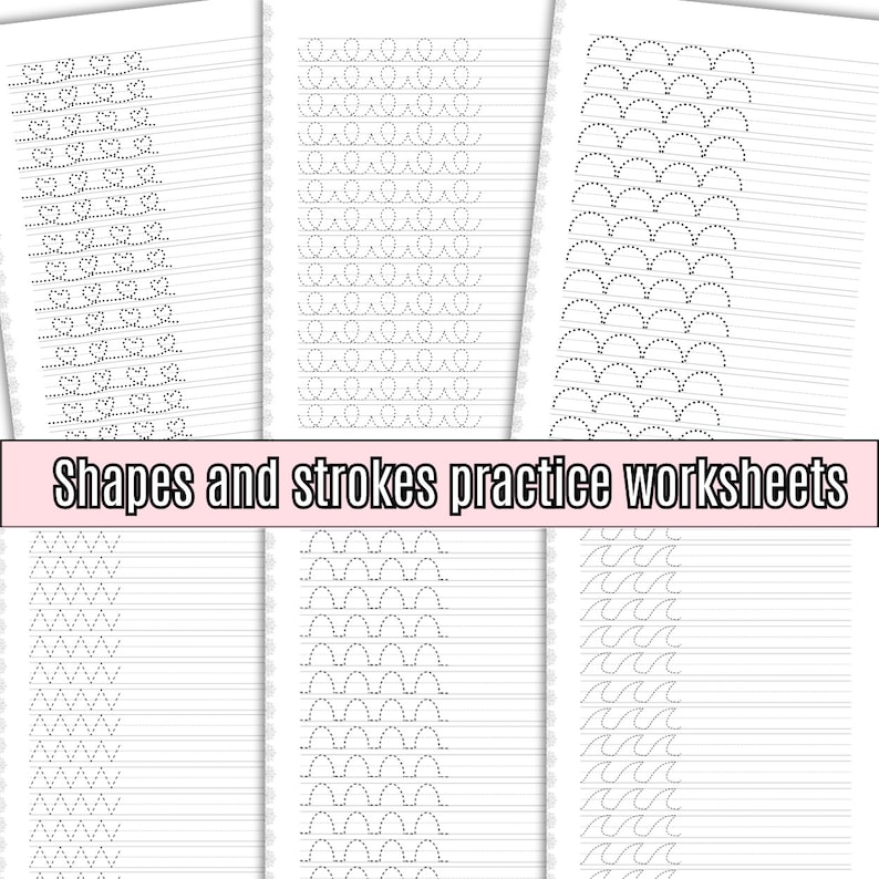Cursive for Kids, Preschool Kindergarten Homeschool Cursive Handwriting ...