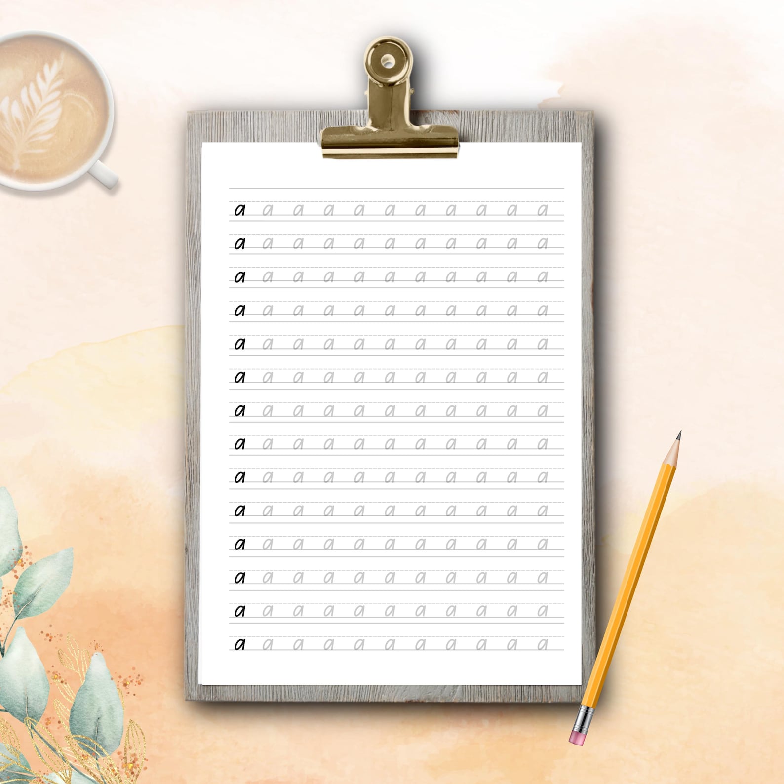 Aesthetic Handwriting Worksheets Printable, Improve Handwriting ...