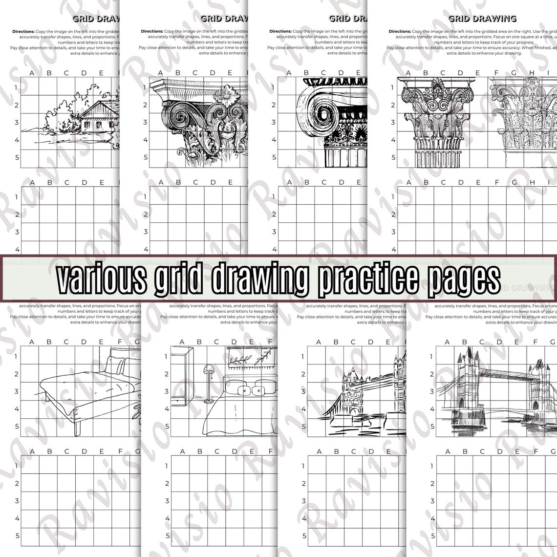 Architectural Drawing Practice Worksheets, Sketch Drawing Tutorial ...