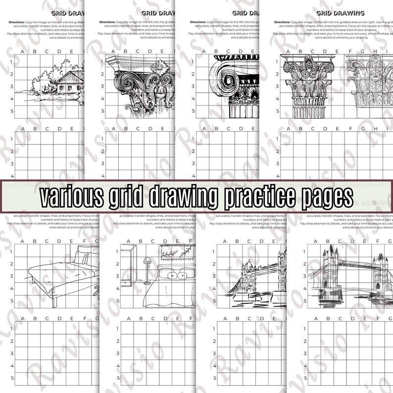 Architectural Drawing Practice Worksheets, Sketch Drawing Tutorial ...