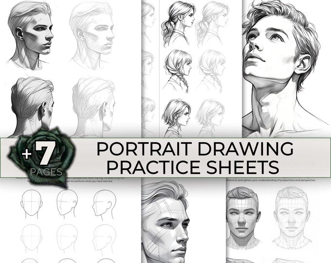 Colouring Pages, Easy TUTORIALS How to Draw Woman Portrait, Face ...