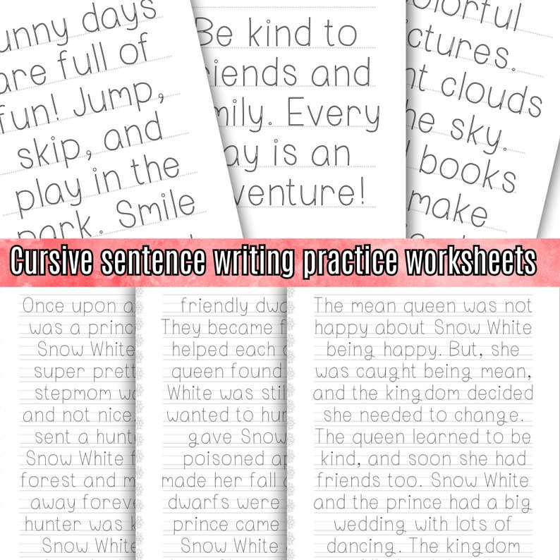 Cute Handwriting Practice Worksheets Printable Improve Handwriting ...