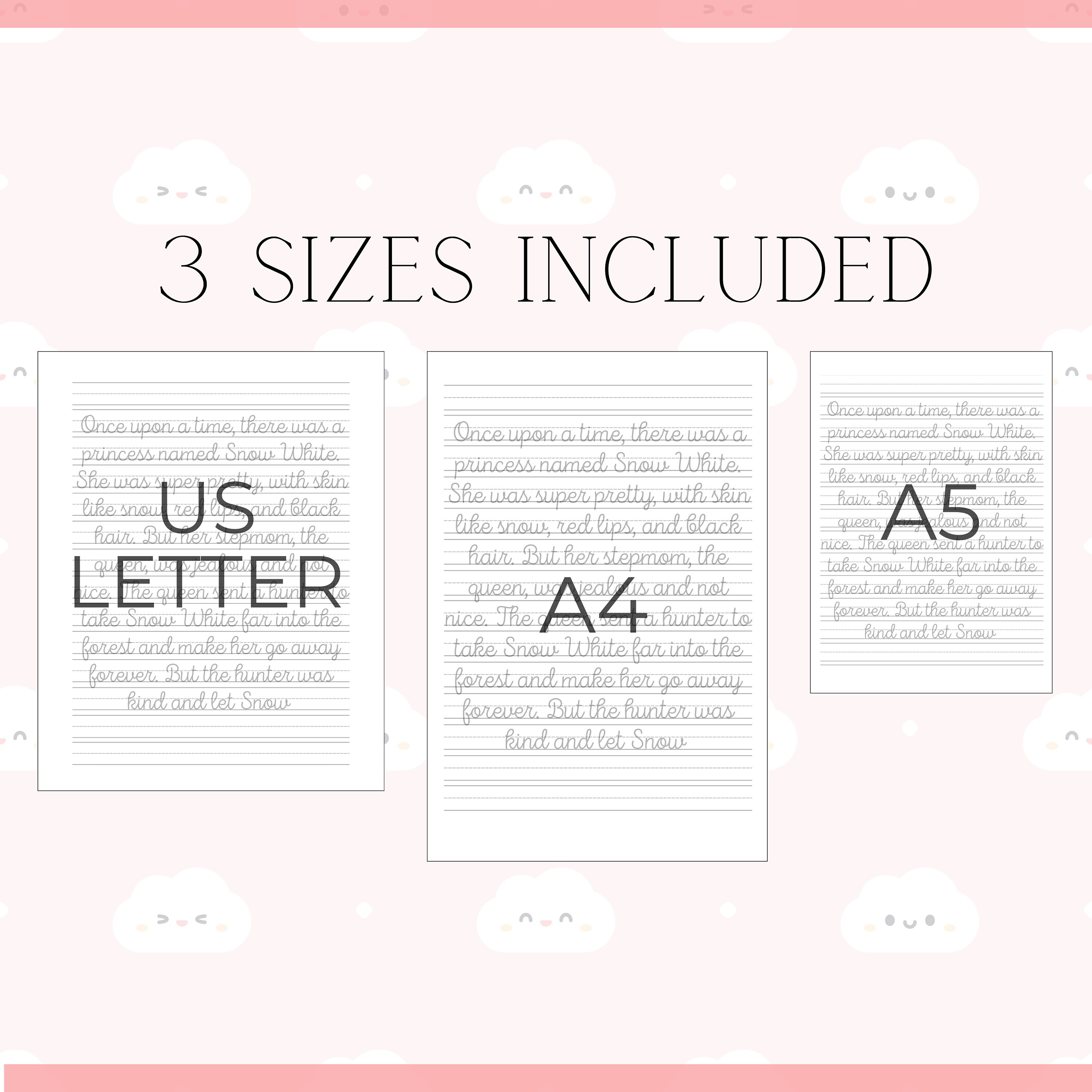 Monoline Bouncy Cursive Handwriting Practice Workbook, Lettering ...
