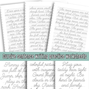 Cursive Handwriting Practice Worksheets Tracing Sheets Alphabet Tracing ...