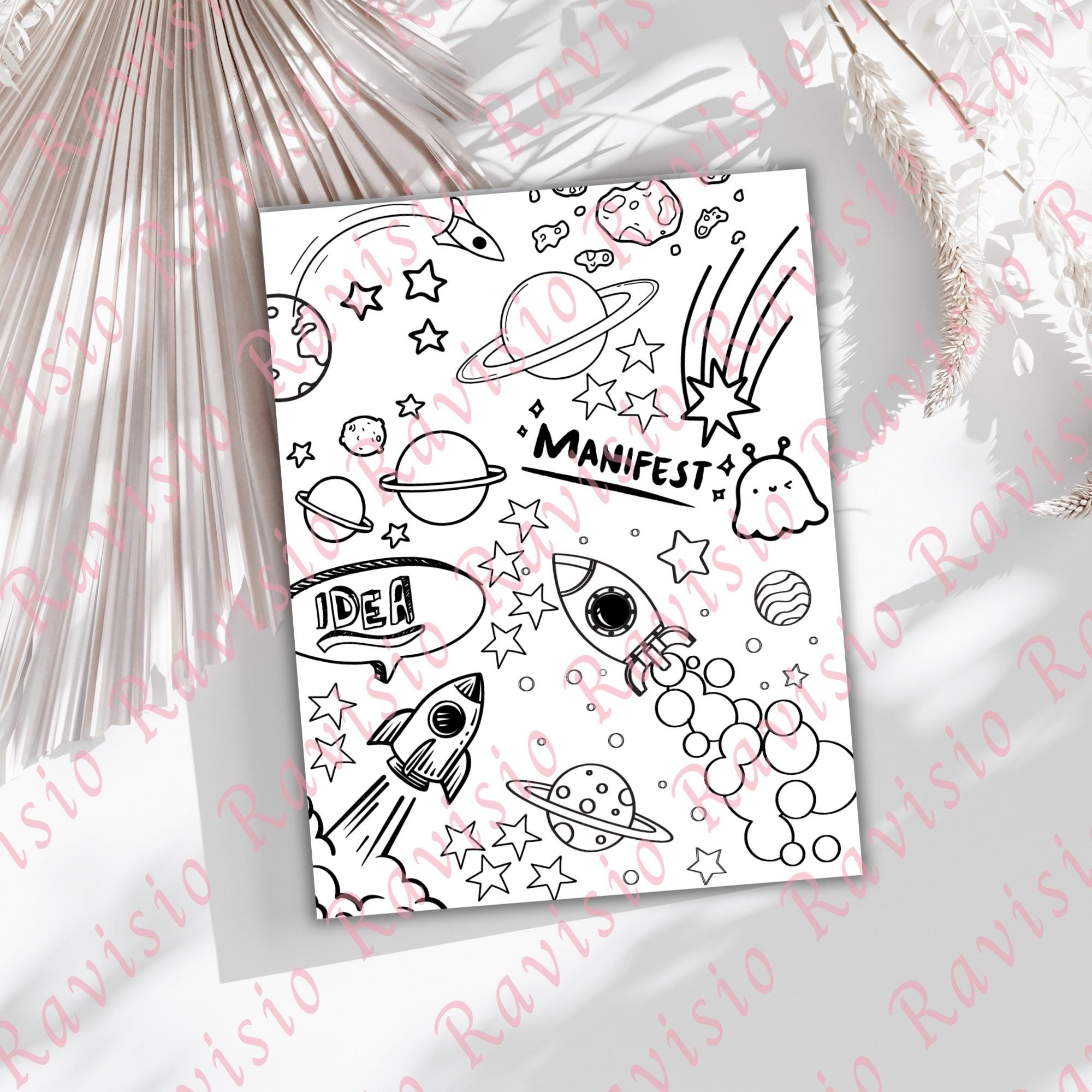Printable Doodle Coloring Pages, Coloring Sheets for Kids, Adults ...