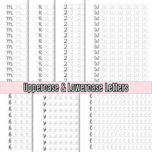 Monoline Bouncy Cursive Handwriting Practice Workbook, Lettering ...