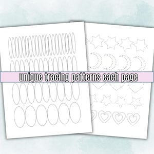 Steady Hand Practice Sheets, Printable Drawing Worksheet, Basic Stroke ...