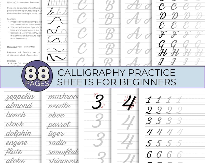 The Calligrapher's Handbook 1984 Vintage Guide How-to Graphic Design ...