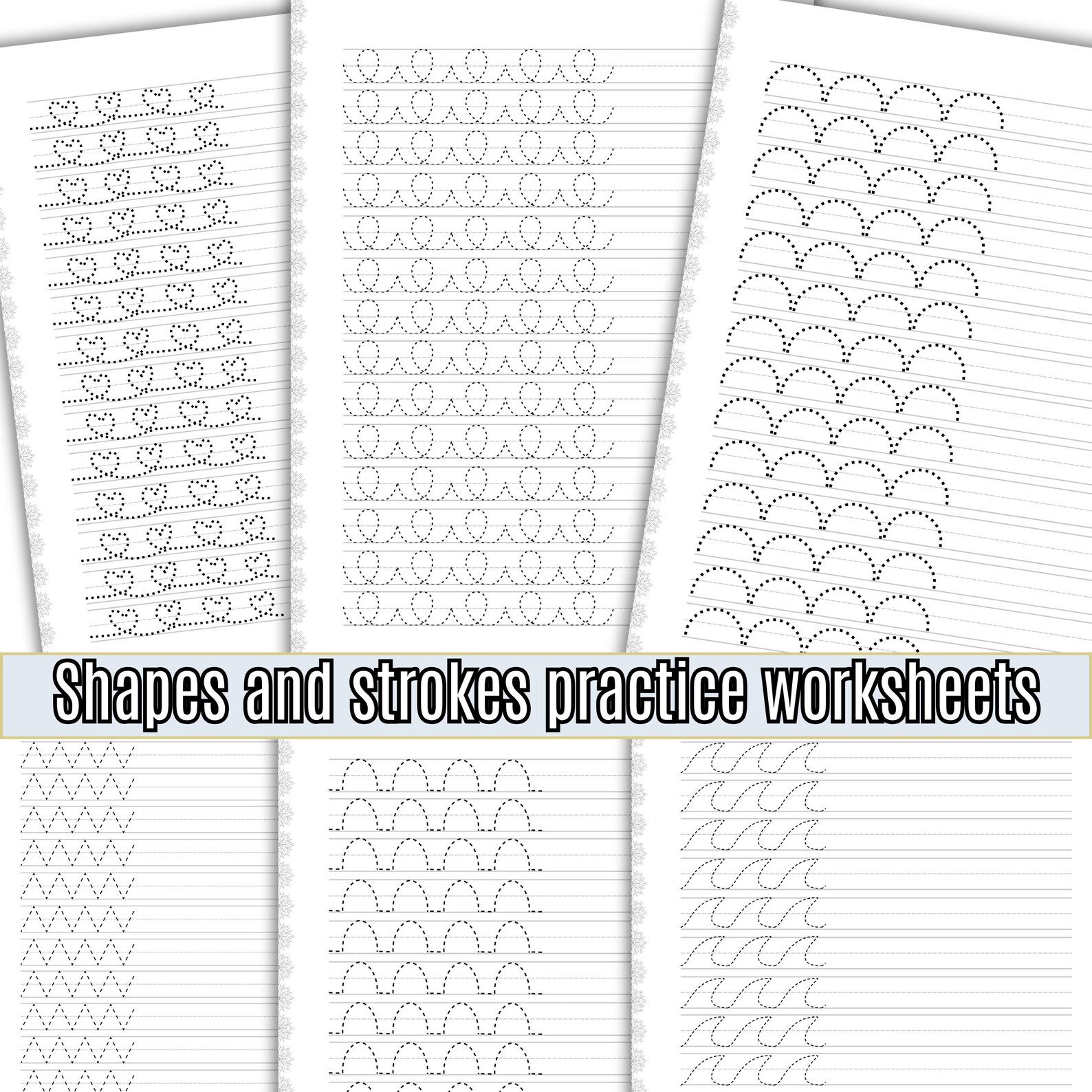 Beautiful Cursive Handwriting Practice Worksheets Tracing Sheets ...