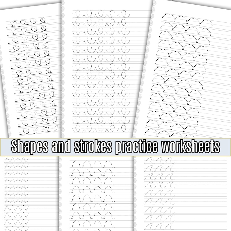 Beautiful Cursive Handwriting Practice Worksheets Tracing Sheets ...