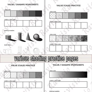 Drawing Sheets Bundle, Learn How to Draw Flowers, Leaves, Butterfly ...