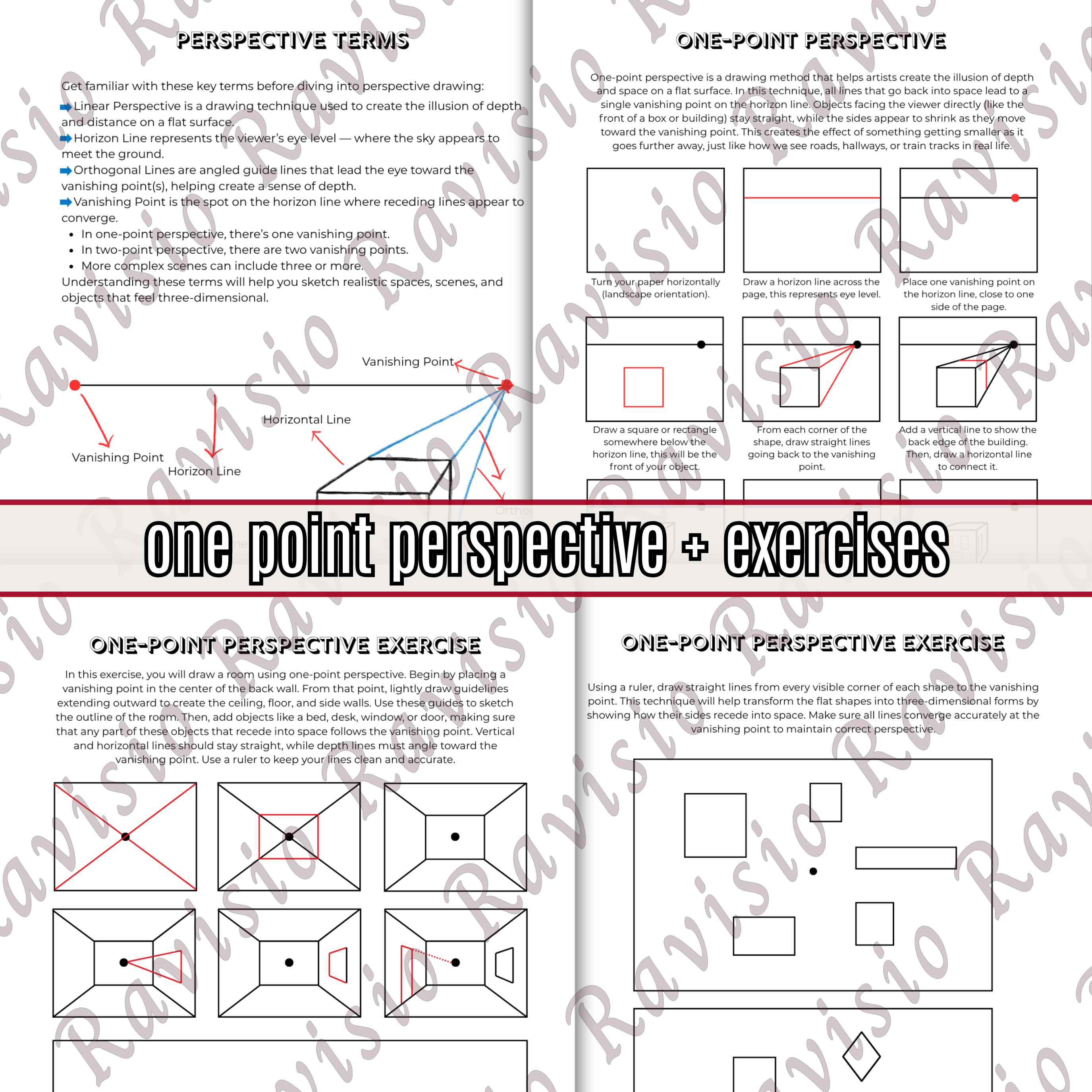 Art Class Printable Bundle - Drawing Lesson Worksheets, Pencil Drawing ...