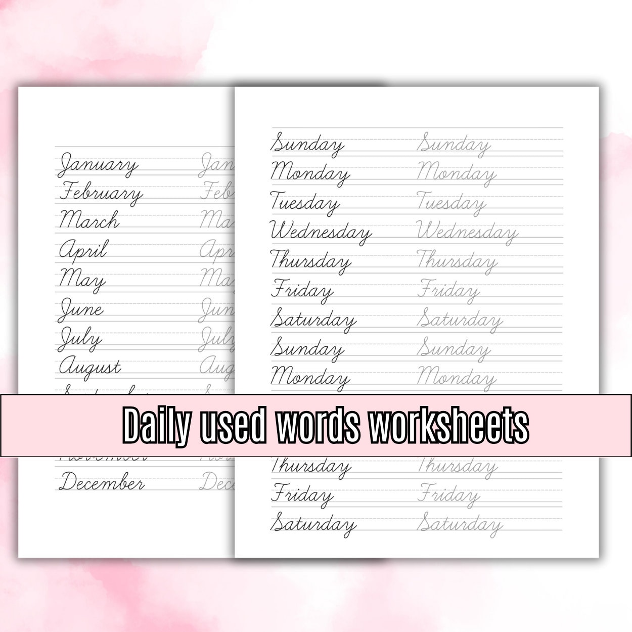 Cursive for Kids, Preschool Kindergarten Homeschool Cursive Handwriting ...