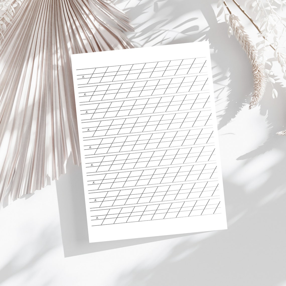 Calligraphy Practice Sheets, Calligraphy Handwriting Paper, Calligraphy ...
