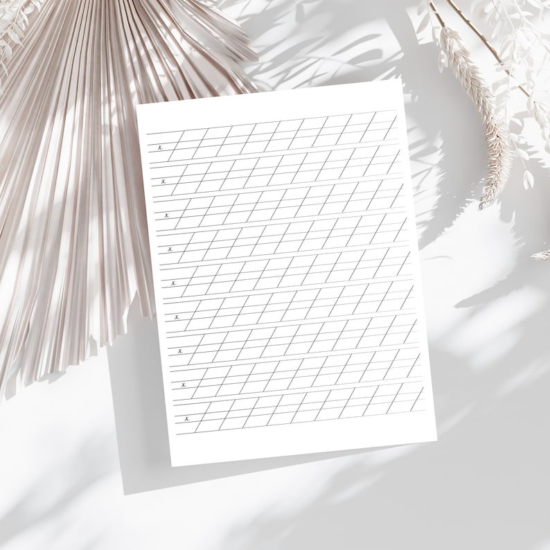 Calligraphy Practice Sheets, Calligraphy Handwriting Paper, Calligraphy ...