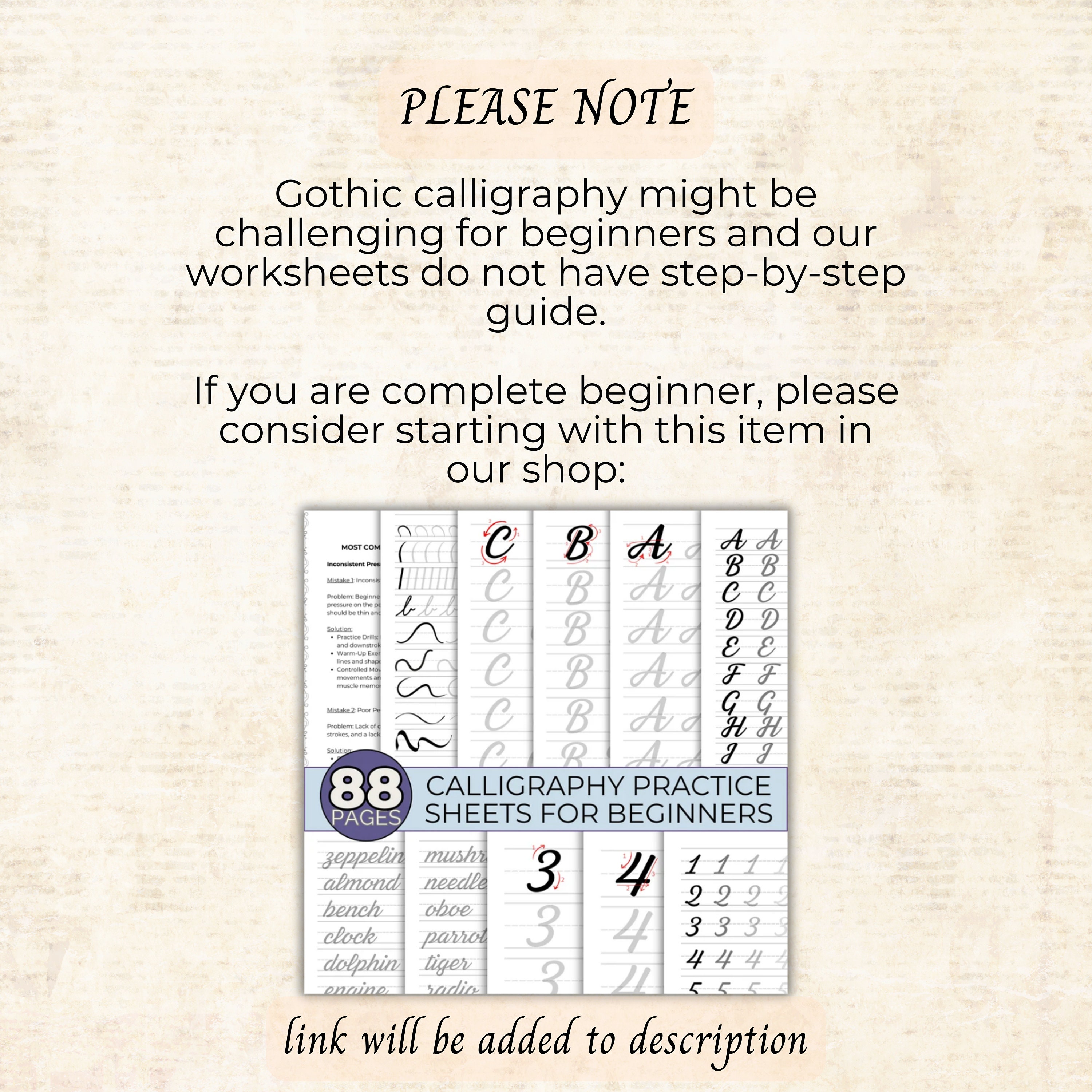Gothic Calligraphy Worksheets, Gothic Calligraphy Practice Template ...