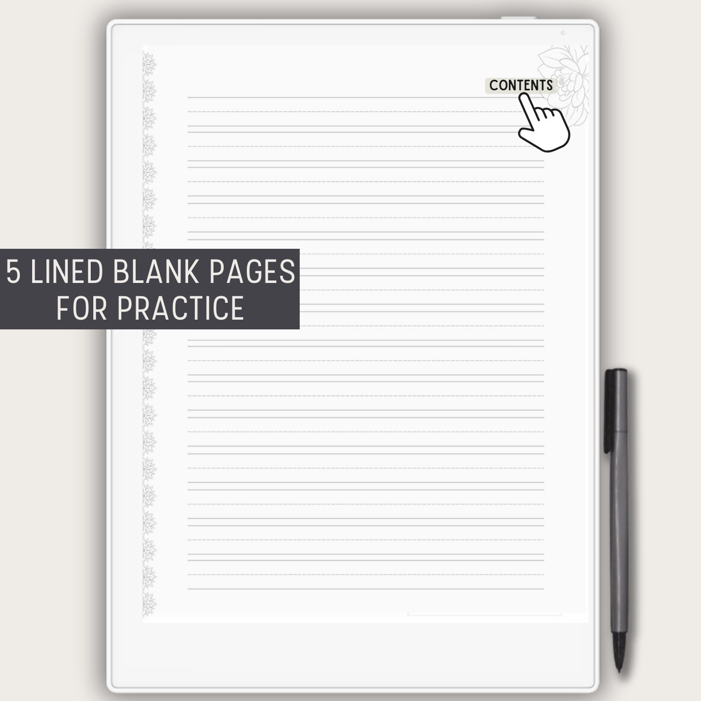 Supernote Handwriting Practice Worksheets Supernote Tracing Sheets Alphabet Tracing Improve ...