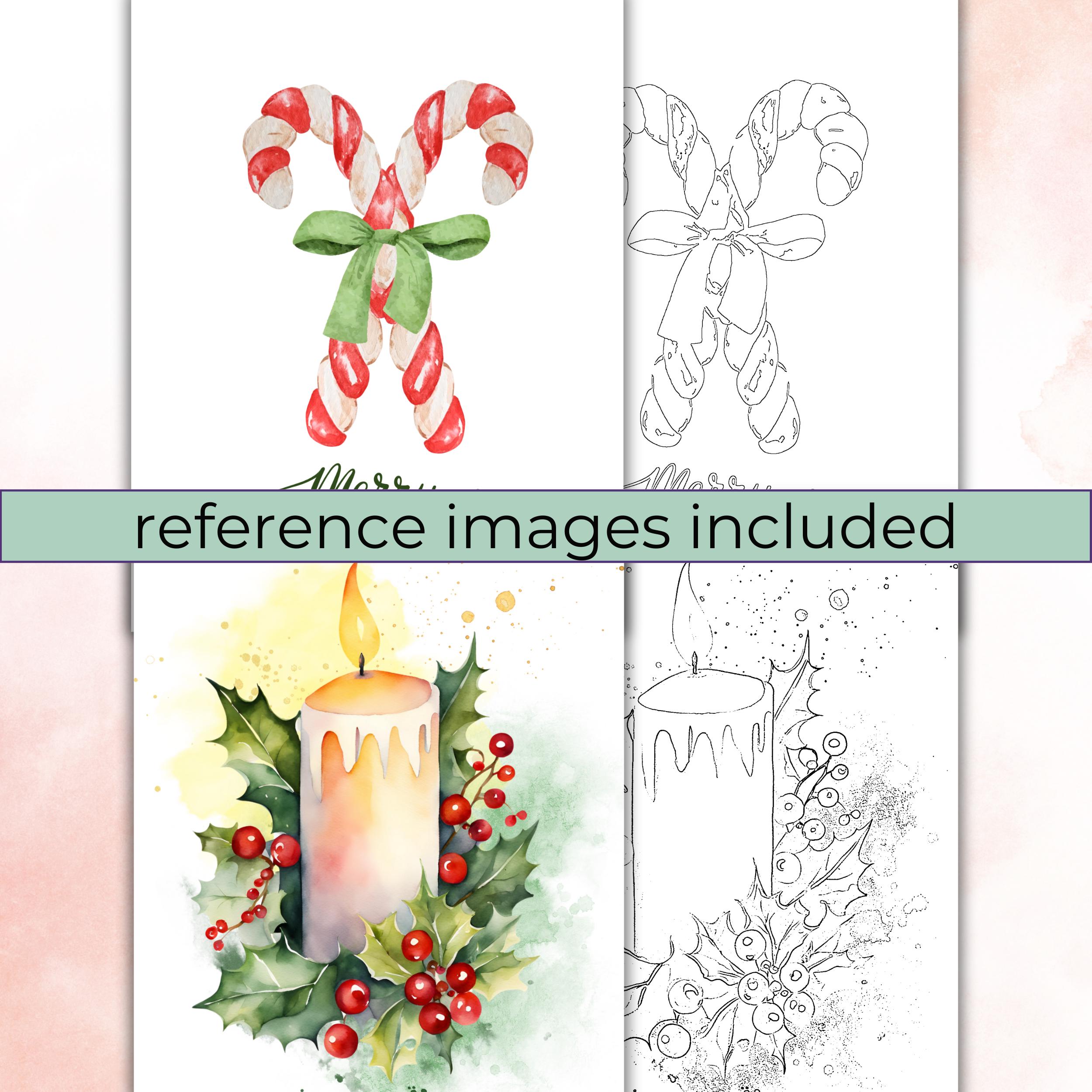 Christmas Cards Outline Drawings, Make Your Own Christmas Card ...