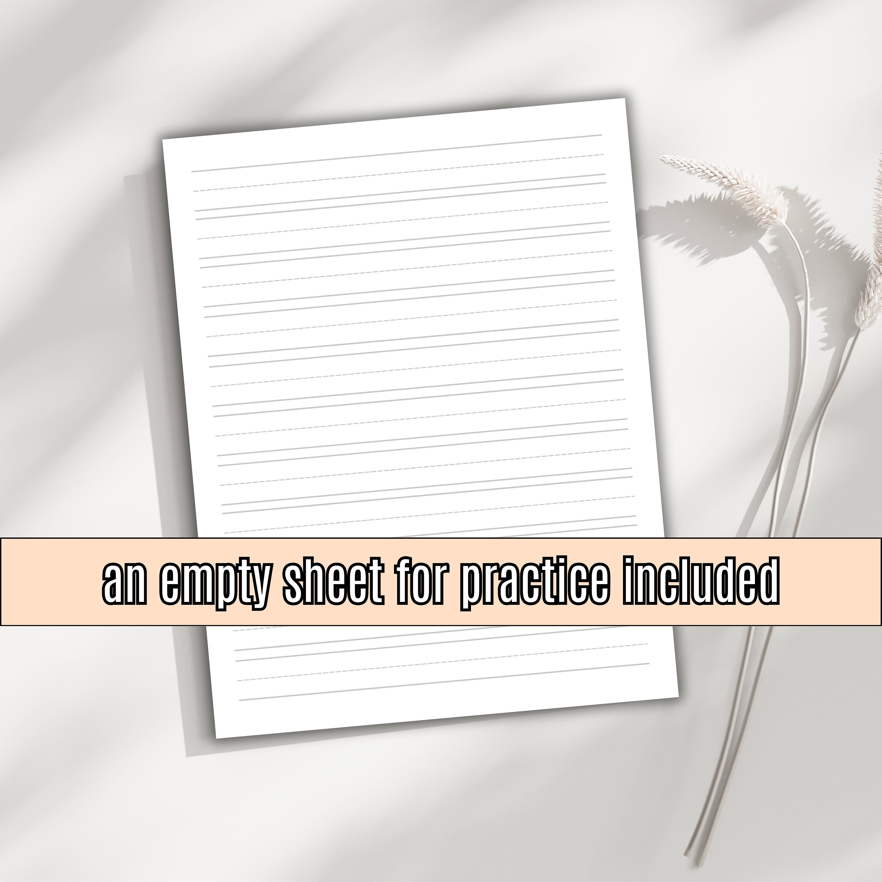 Gothic Calligraphy Worksheets, Gothic Calligraphy Practice Template ...