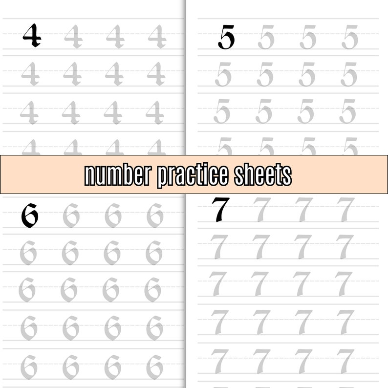 Gothic Calligraphy Worksheets, Gothic Calligraphy Practice Template ...