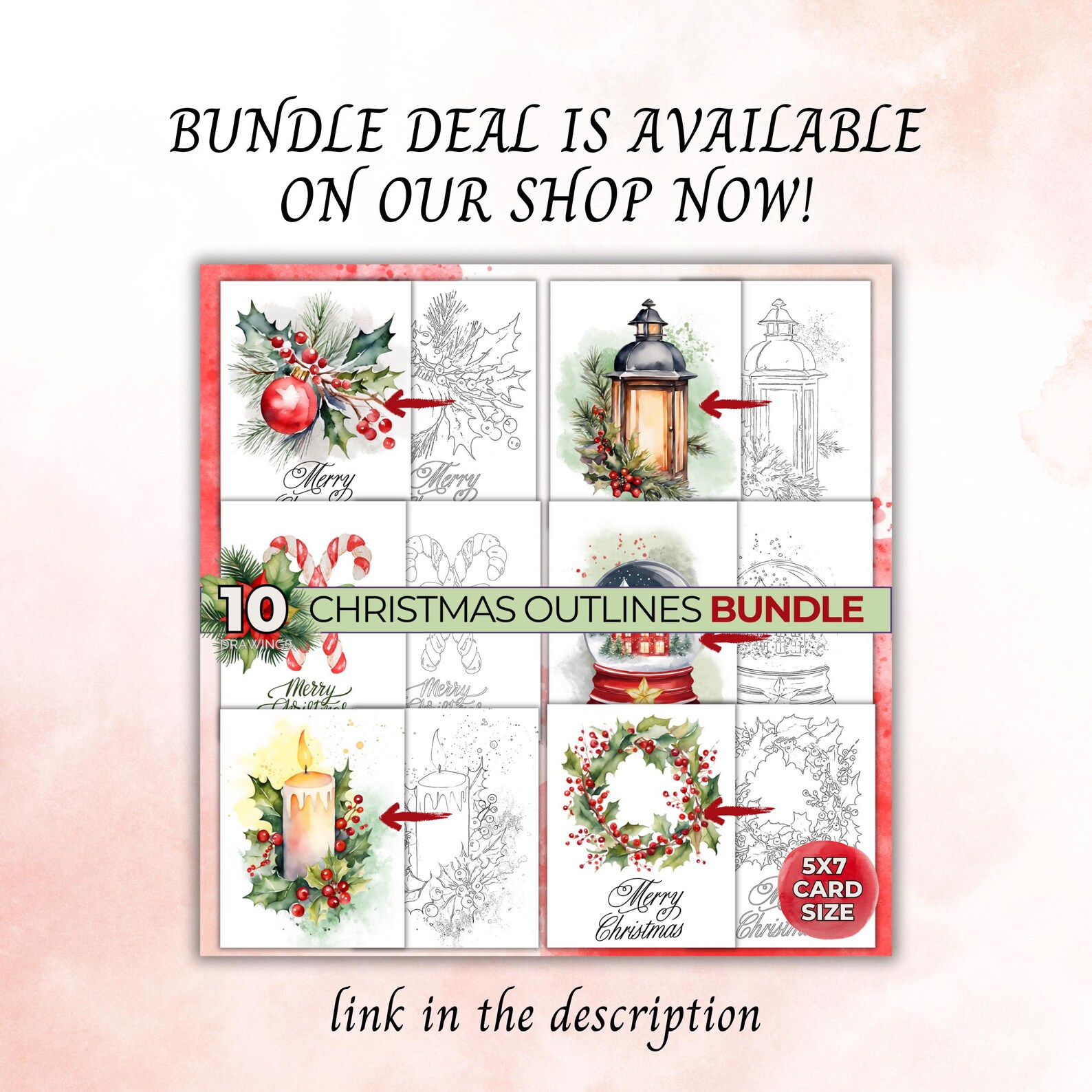 Christmas Cards Outline Drawings, Make Your Own Christmas Card ...