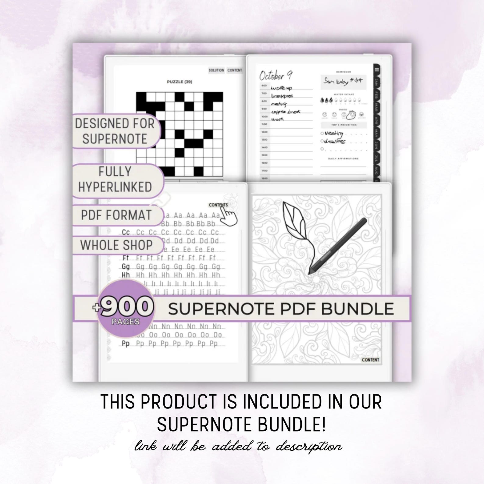 Supernote Word Search Supernote A5x Puzzle Supernote Games Brain Teaser Puzzle Supernote ...