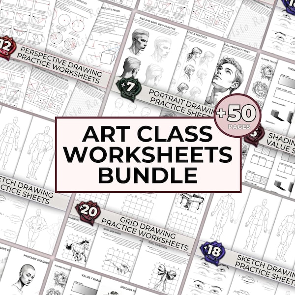 Draw Worksheet Bundles - Etsy UK