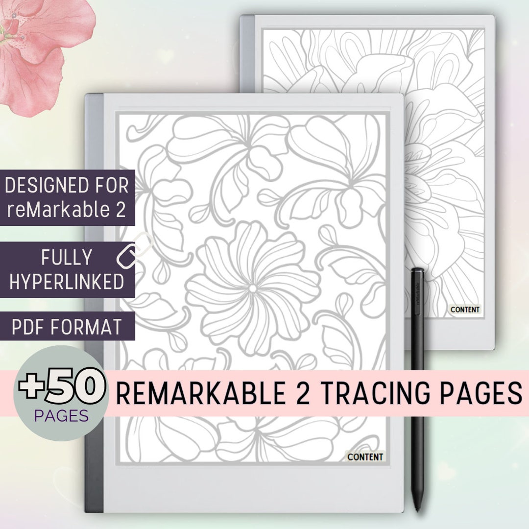 Remarkable 2 Tracing Pages Remarkable 2 Templates Mindfulness Tracing ...