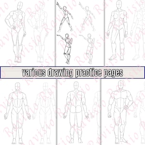 Art Class Printable Bundle - Drawing Lesson Worksheets, Pencil Drawing ...