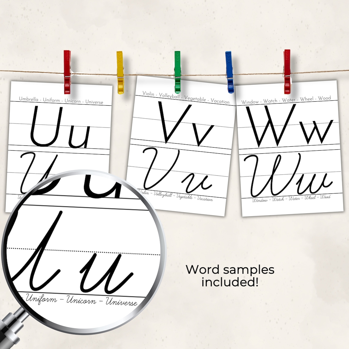 Cursive Alphabet Cards, Cursive Poster, Classroon Poster, Cursive ...