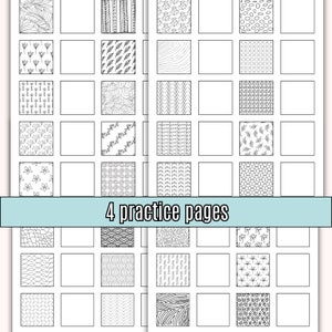 Zentangle Patterns, Doodle Practice Patterns, Zentangle Pattern ...