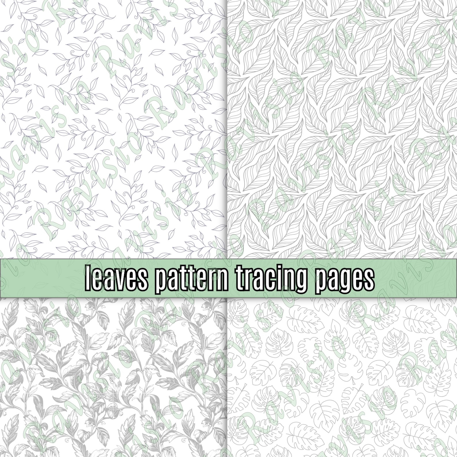 Leaves Drawing Worksheets Printable Leaf Doodle Art Learn How to Draw ...