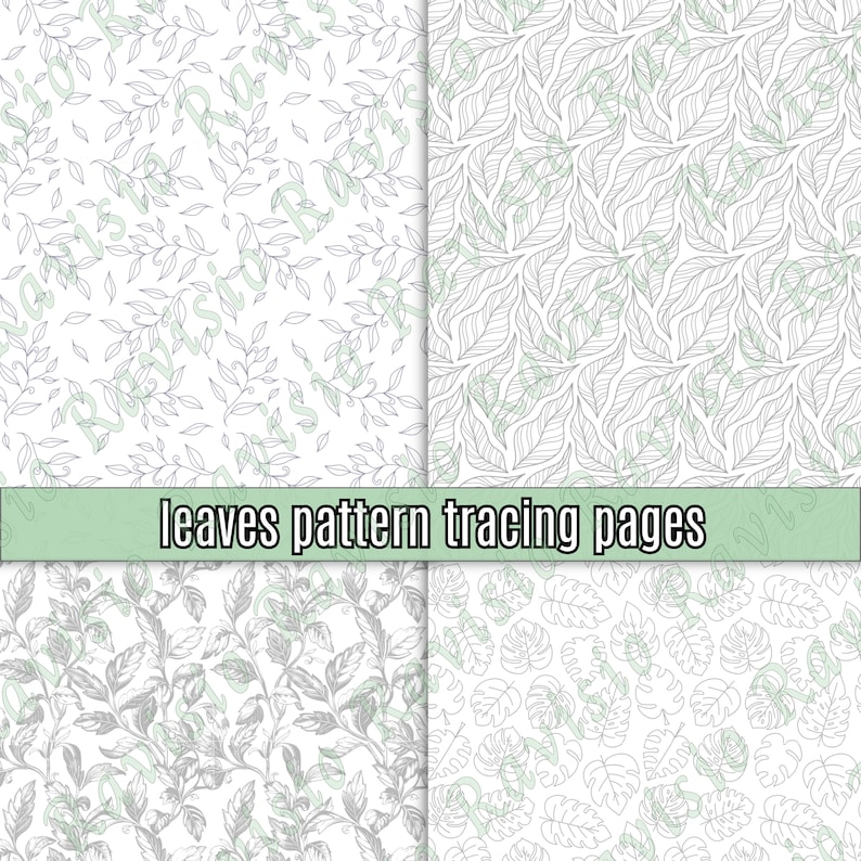 Leaves Drawing Worksheets Printable Leaf Doodle Art Learn How to Draw ...
