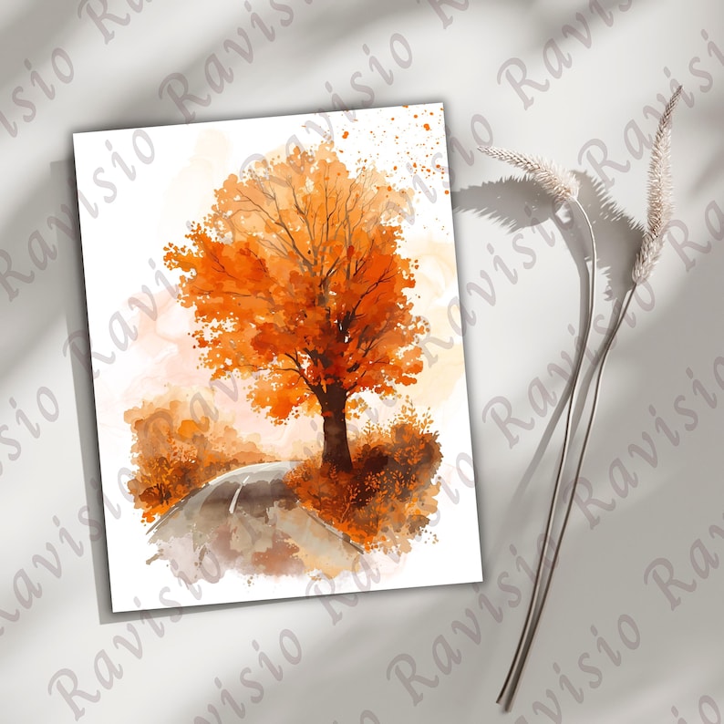 Fall Outline Drawings for Painting, Watercolor Drawing Outlines Autmn ...