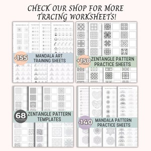Zentangle Patterns, Doodle Practice Patterns, Zentangle Pattern ...