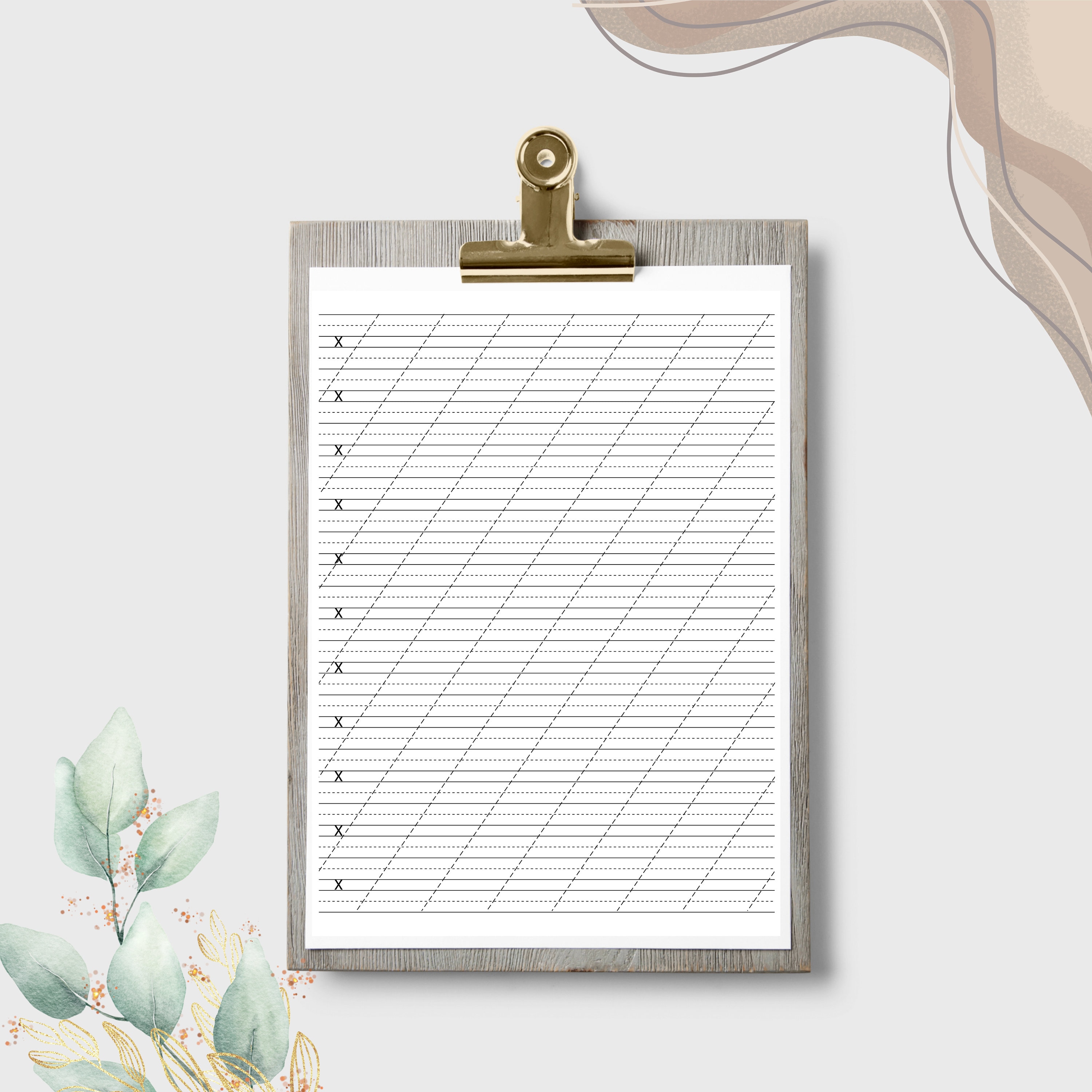 Calligraphy Practice Sheets, Calligraphy Handwriting Paper, Calligraphy ...