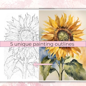 Outline Drawings for Painting, Watercolor Drawing Outlines, Bird ...