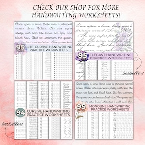 Cute Handwriting Practice Worksheets Printable Improve Handwriting ...