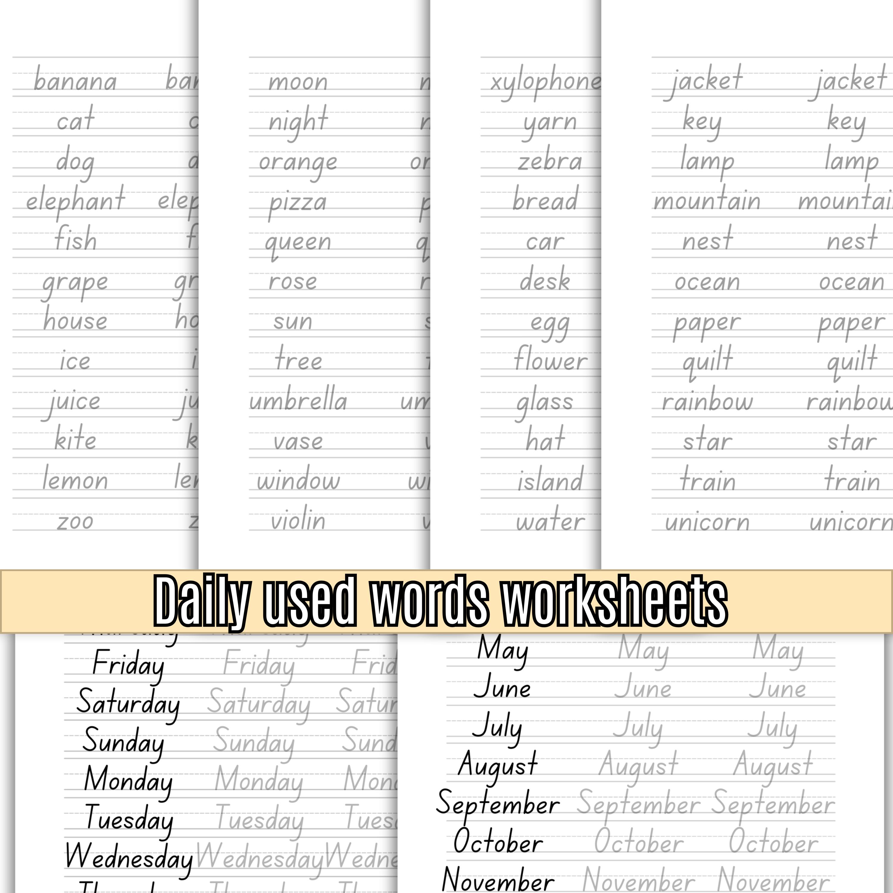 Aesthetic Handwriting Worksheets Printable, Improve Handwriting ...