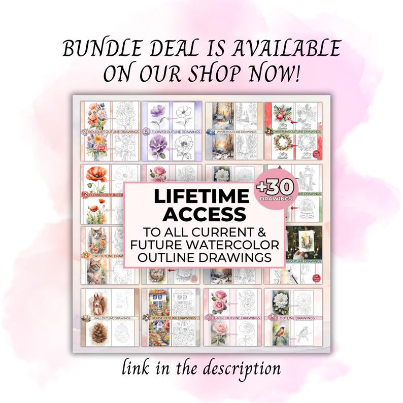 Winter Outline Drawings for Painting, Watercolor Drawing Outlines Snowy ...