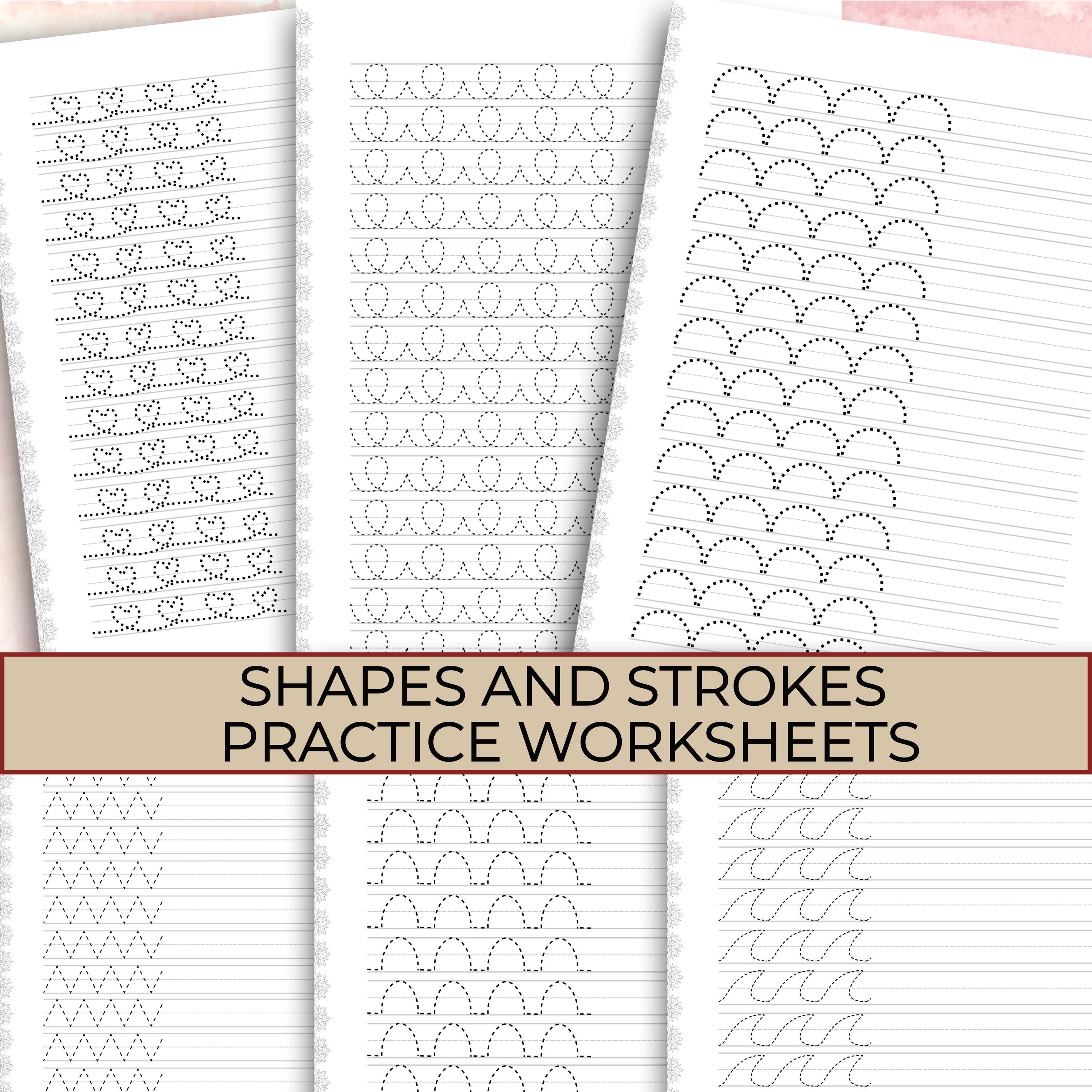 Victorian Elegant Cursive Handwriting Practice Worksheets, Printable ...