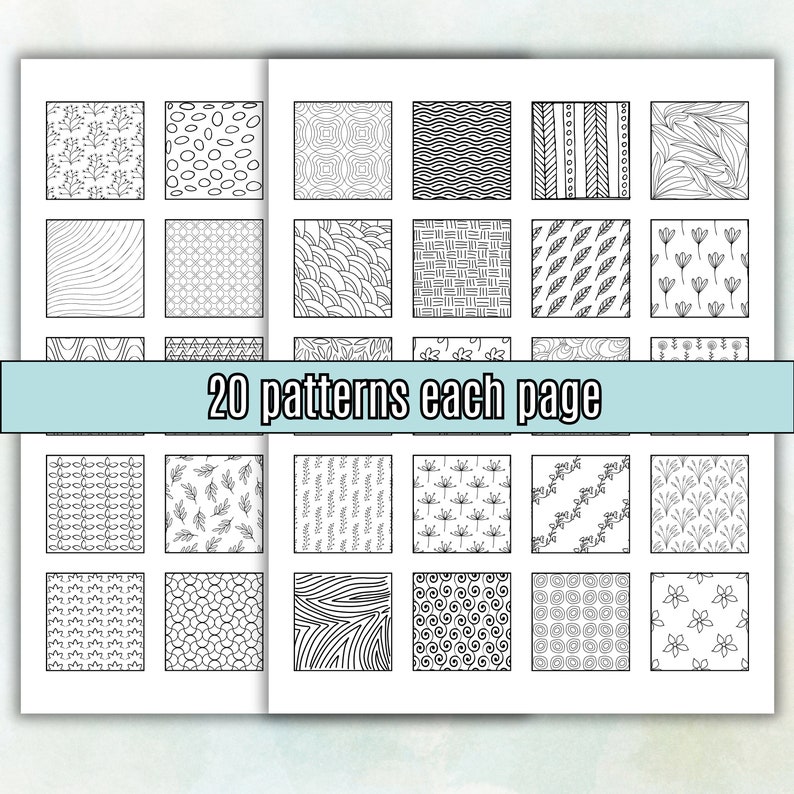 Zentangle Patterns, Doodle Practice Patterns, Zentangle Pattern ...