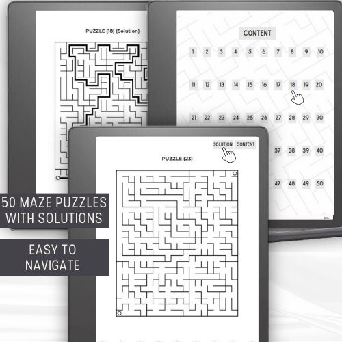 Kindle Scribe Games and Puzzles Bundle Kindle Scribe Activity Bundle ...