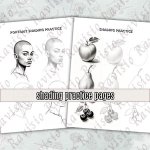 Drawing Lesson Shading Worksheet Pencil Drawing Tutorial Printable ...