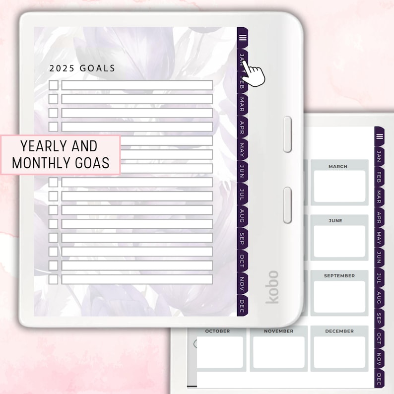 Kobo Libra 2025-2026 Planner, Kobo Libra Colour Daily Planner Yearly ...