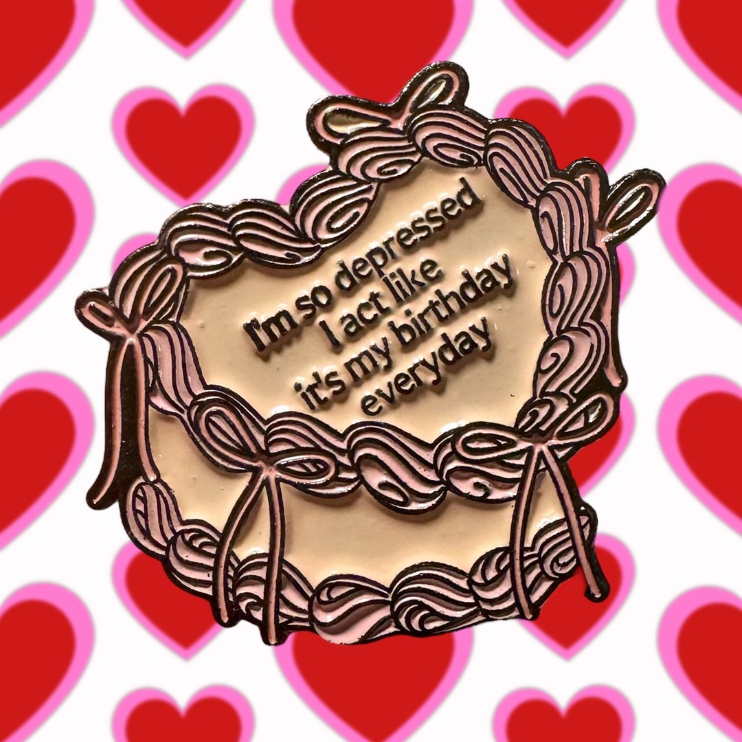 Taylor Swift ICDIWABH Birthday Cake Enamel Pin - Etsy